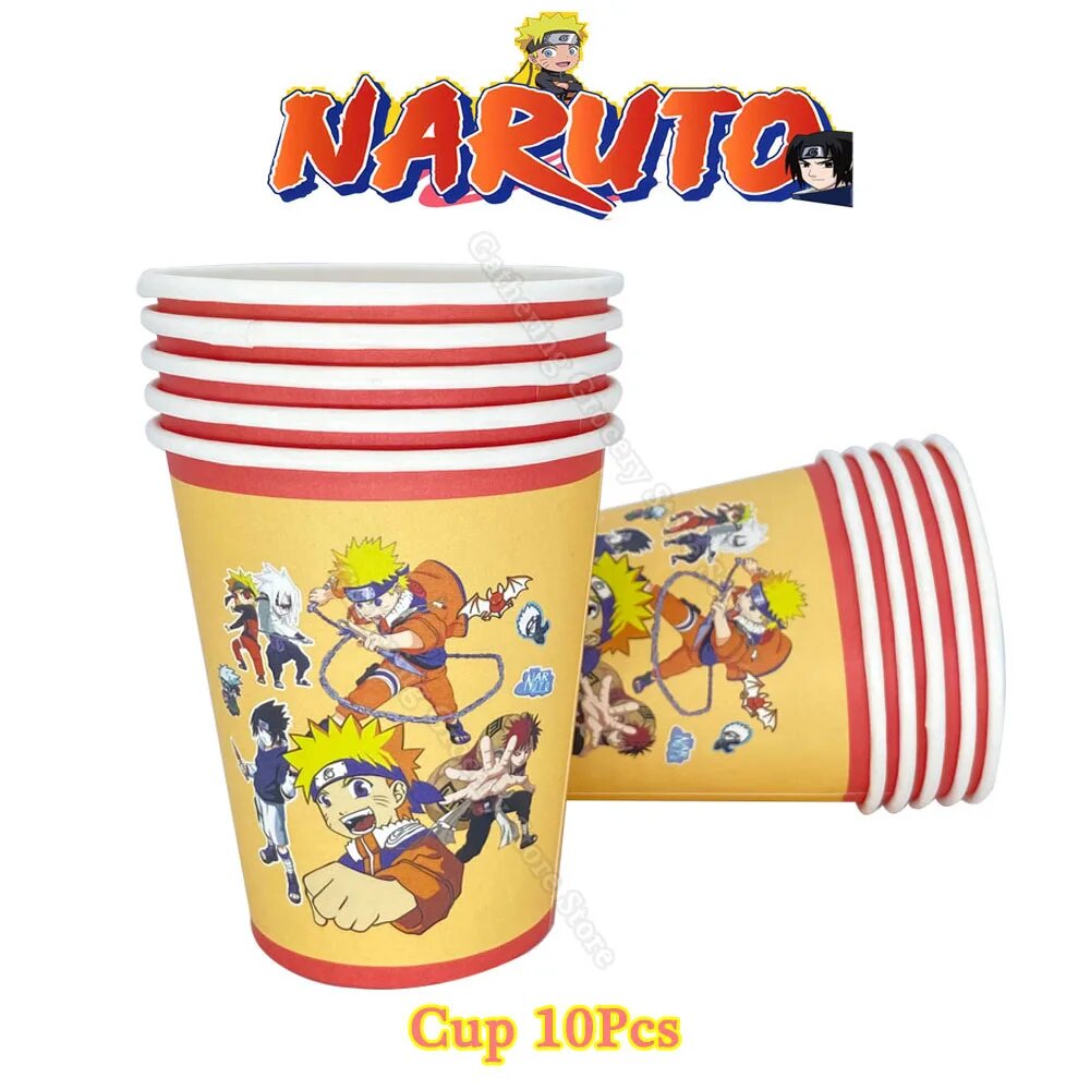 Фигурки Naruto Sasuke Bandai Cup-10Pcs