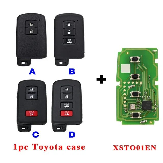 Xhorse VVDI XM38 Smart Key XSTO01EN Бесконтактный дистанционный ключ 8A 4D 4A Чип для Toyota Lexus Обновленная версия VVDI XM Key XSTO00EN