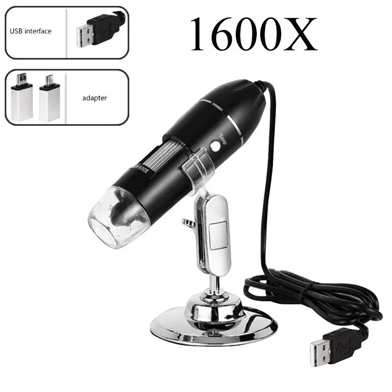 Цифровой микроскоп 1600X USB