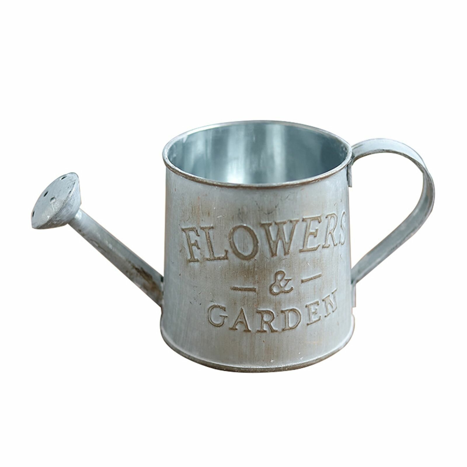 , Винтажное металлическое ведро для цветов, Железный горшок для растений в деревенском стиле, Домашний декор для фермерского дома и сада