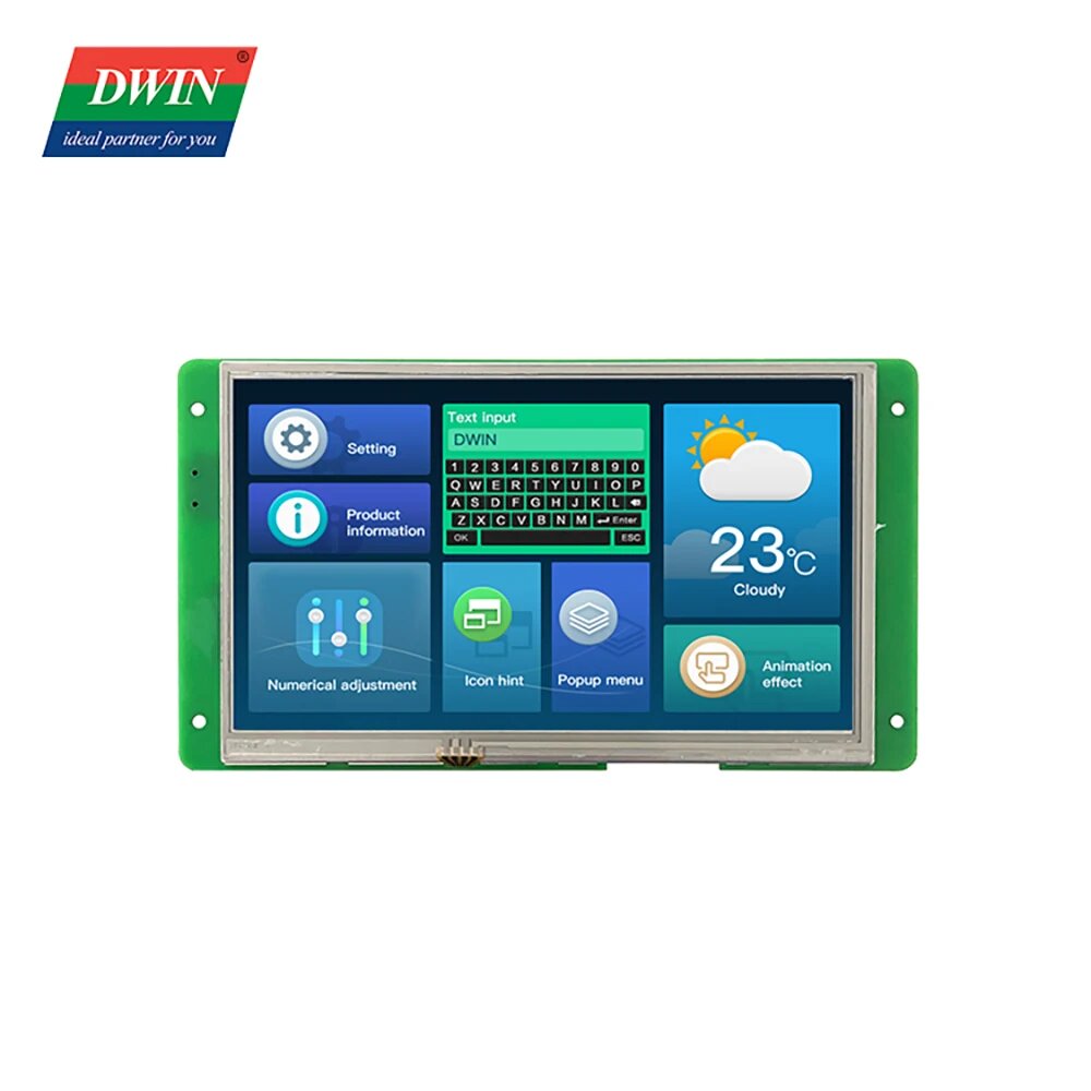 DWIN 7-дюймовый ЖК-модуль DMG80480C070_04W Resistive Touch