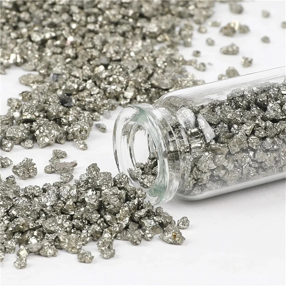 Необработанный пирит чипсы 100g 1bag