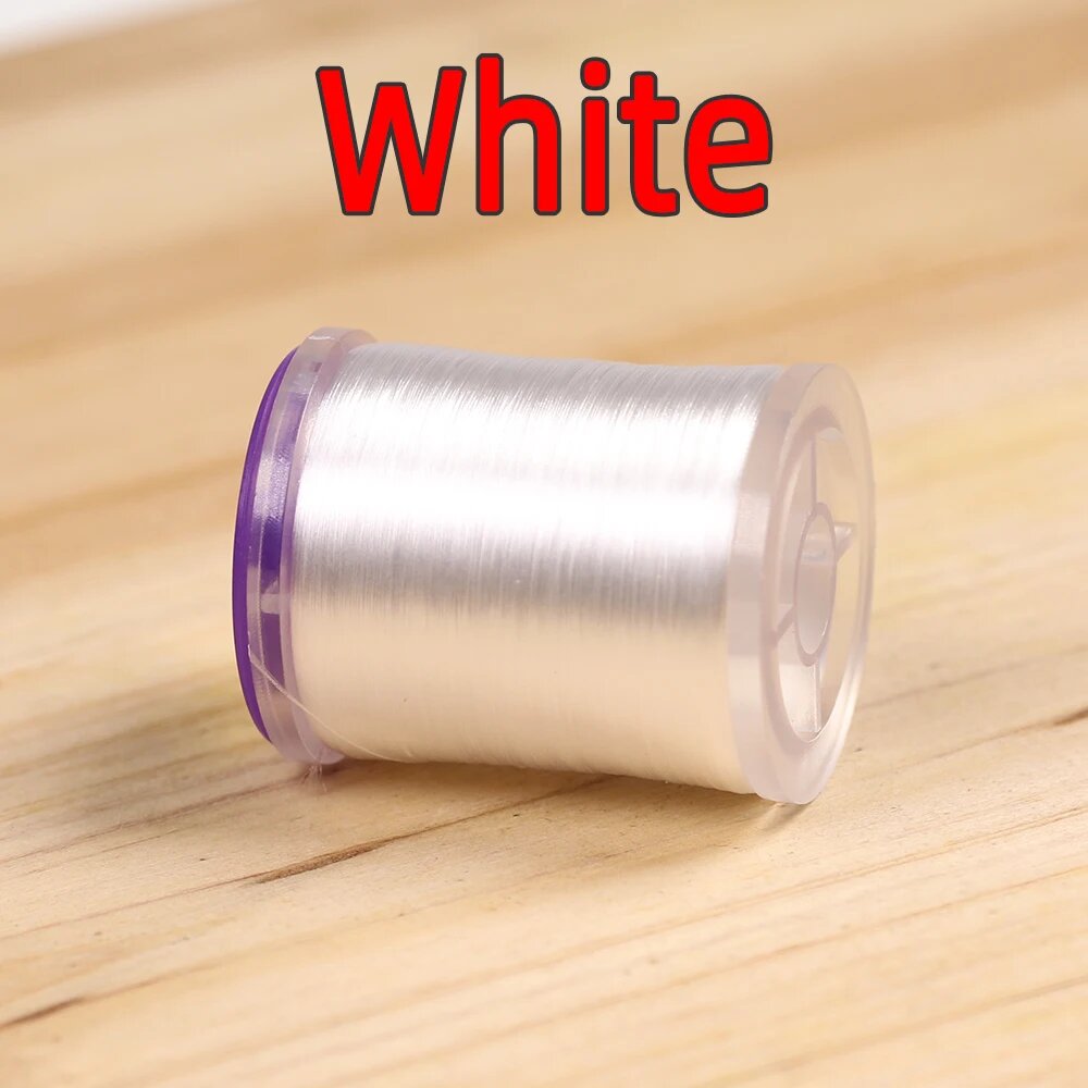 Нить для вязания мух ICERIO White, Белый, 75D