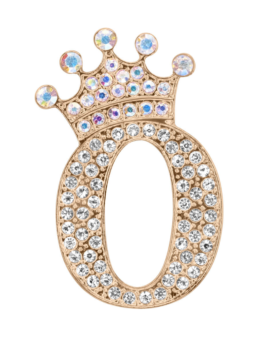 Брошь, стразы