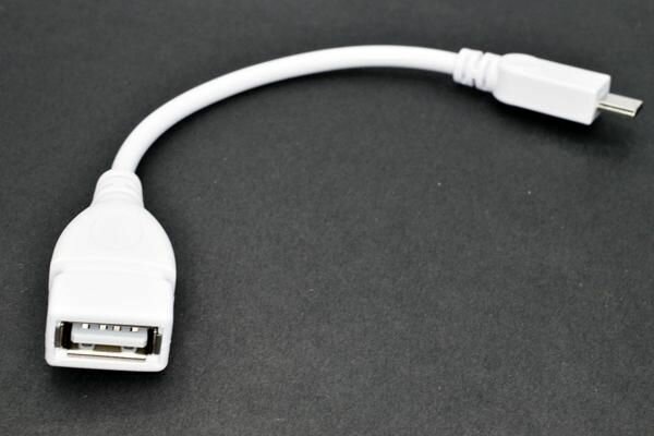 Кабель переходник RASPBERRY Micro USB/Male-USB A/Female USB A - Micro USB B, 1 шт