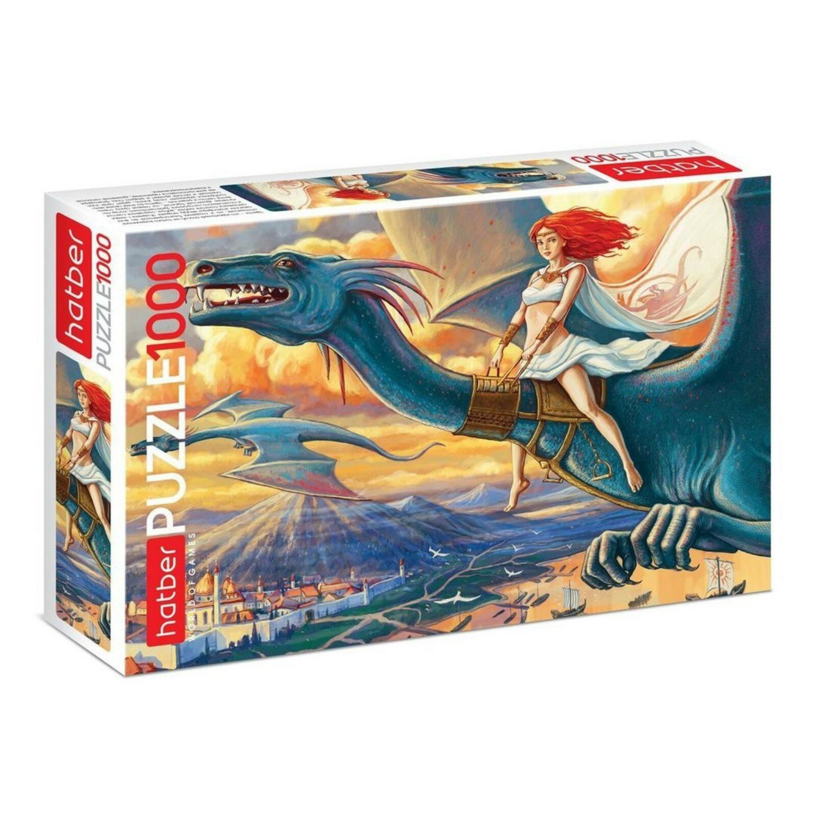 Пазлы 1000 деталей. Королева драконов 1000ПЗ2_26754, (Хатбер-М)