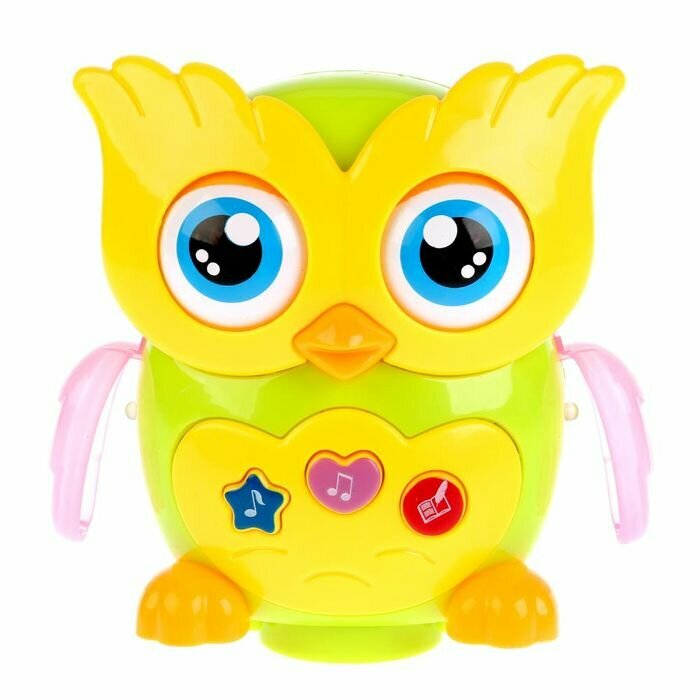 Развивающая игрушка Совенок (звуковой модуль, 50 песен, потешек, сказок, звуков, свет) B1407653-R, (Умка, 2024), К
