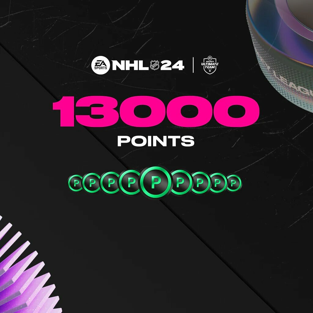 Дополнение NHL 24 - NHL POINTS 10000 (+3000 Bonus), цифровое издание PlayStation 5, регион Турция / код пополнения баланса