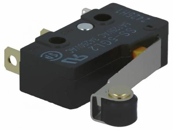 Микропереключатель OMRON SS-5GL2, SNAP ACTION, с рычагом (с роликом), SPDT