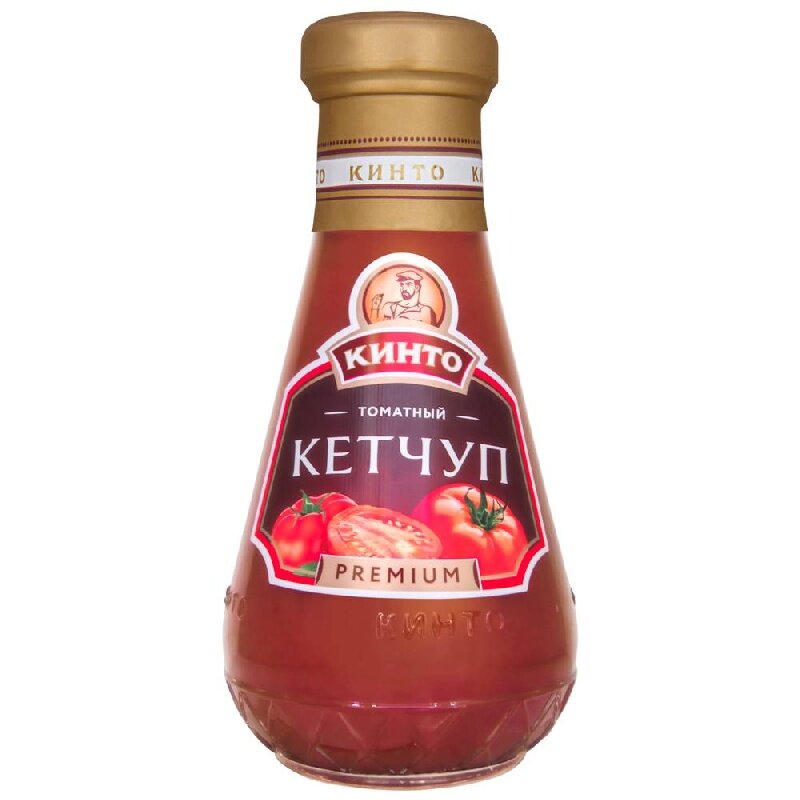 Кетчуп кинто PREMIUM томатный /стекло/ 320г