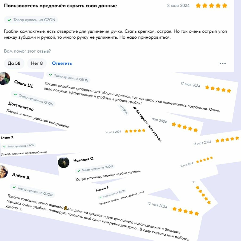 Грабли Штыревые — фото 1