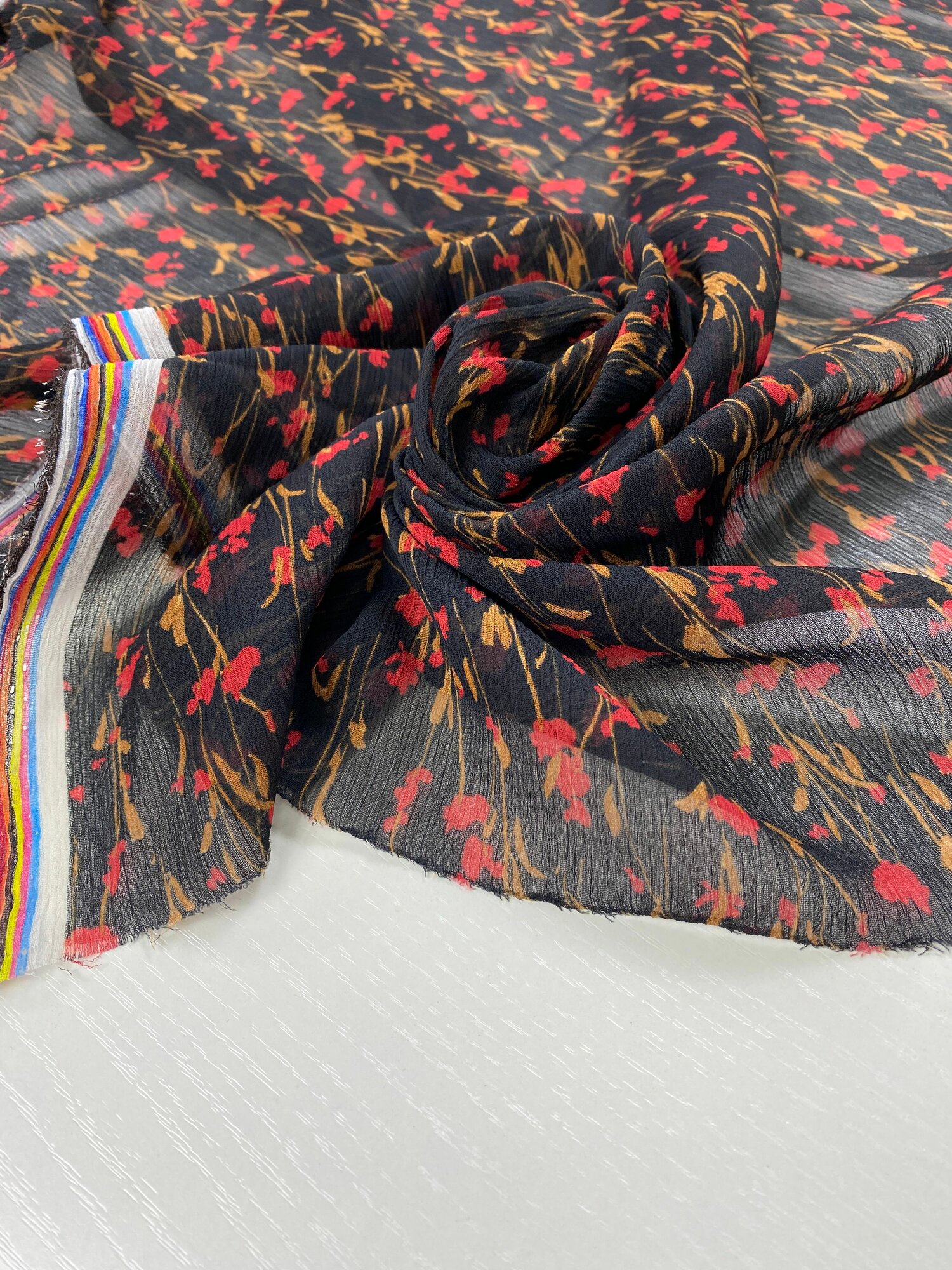 Полиэстер шифон отрез 1,8м