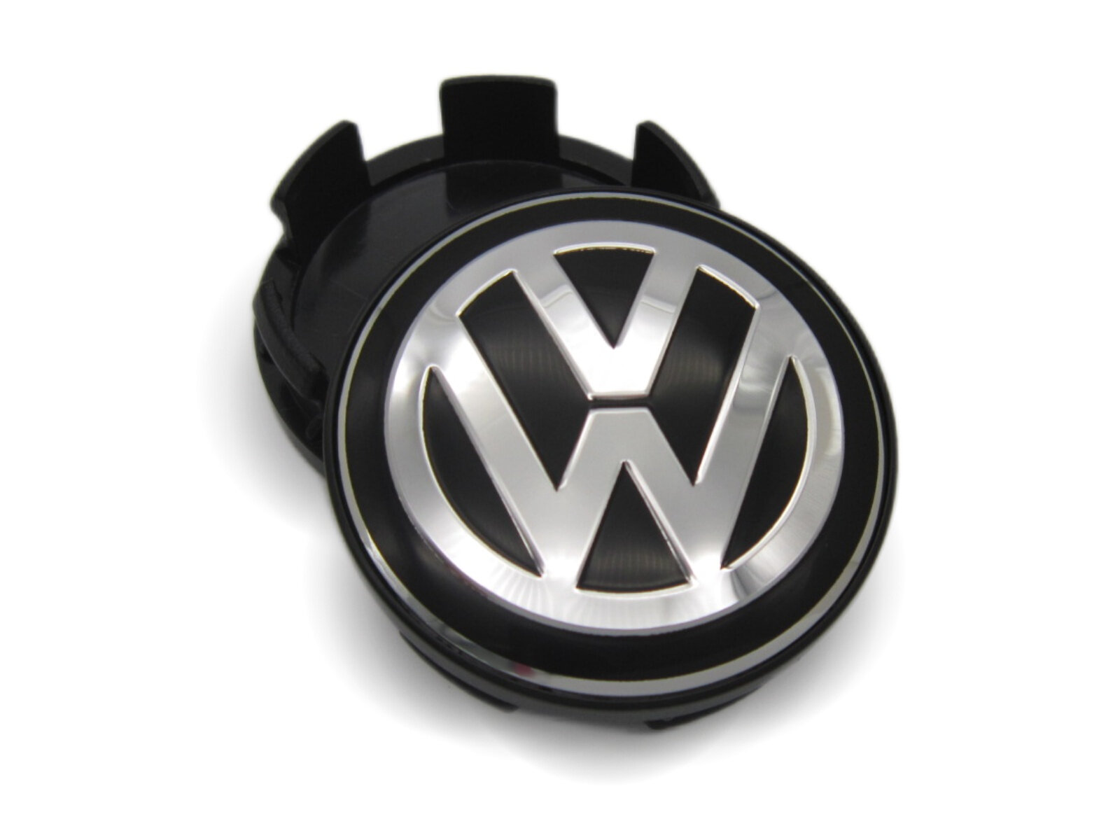 Колпачок, заглушка для литого диска СКАД Фольксваген черные, 56/51/12 мм, 1 шт.