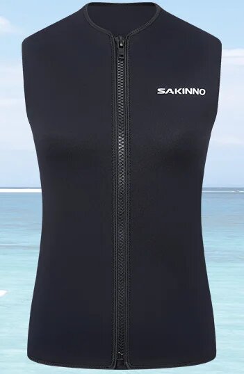 Неопреновый жилет для дайвинга 3 мм черный 4XL, Man