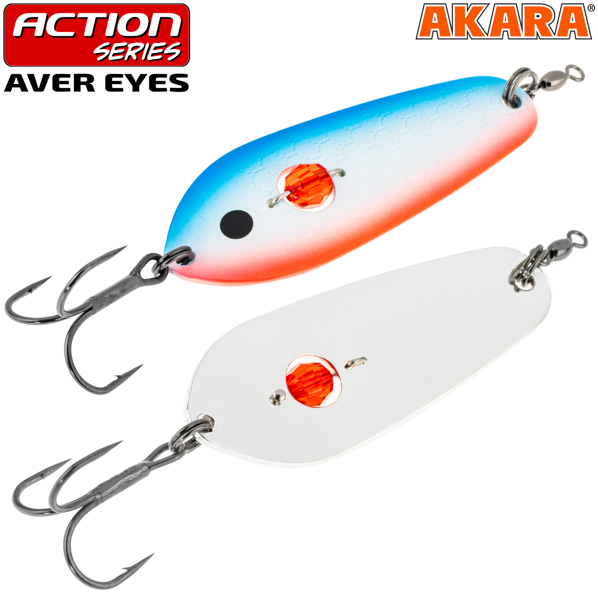 Блесна колеб. Akara Action Series Aver Eyes 70 21 гр. AK10/Sil