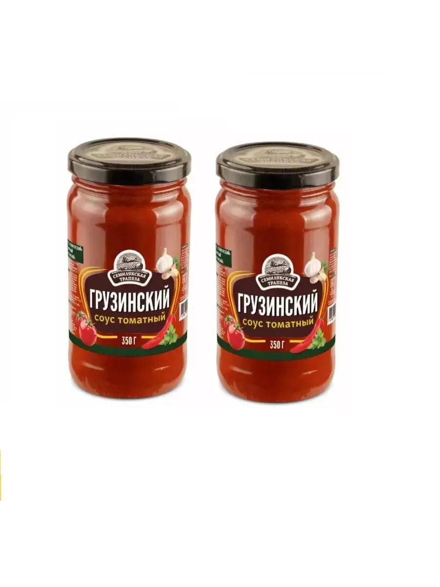 Соус Семилукская Трапеза томатный Грузинский 350 г, 2 шт