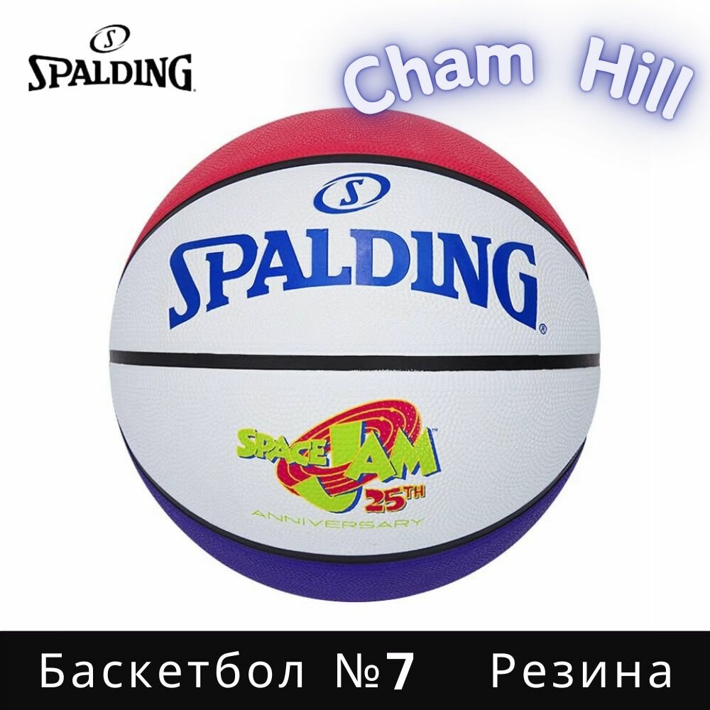 Мяч баскетбольный SPALDING SPACE JAM 84-687Y, размер 7