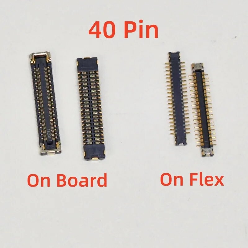 5-10 шт. 40-контактный USB-разъем для зарядки FPC для Xiaomi Redmi Note 8/Note 7pro/Note7 Hongmi Note 8/7 Pro, разъем для зарядного устройства на плате On Board 10Pcs