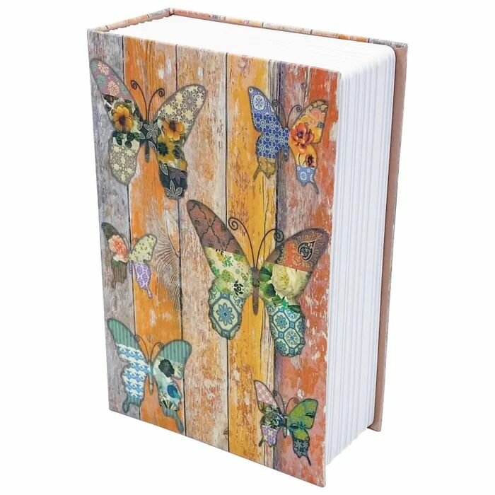 Книга-сейф Бабочки 24 см