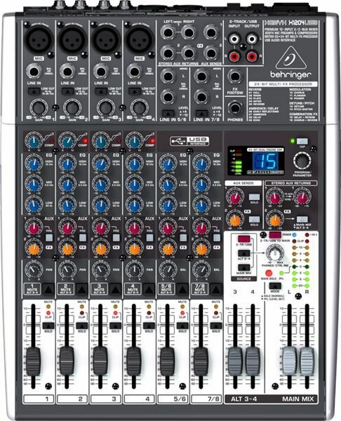 Микшерный пульт аналоговый Behringer Xenyx X1204USB