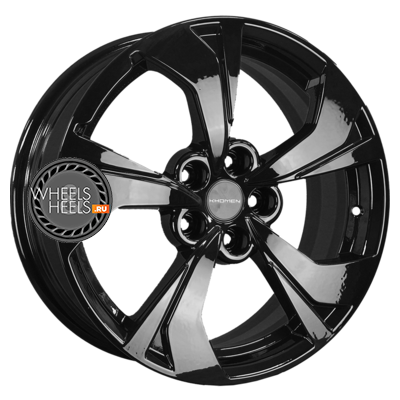 Khomen Wheels KHW1724 (Jac/Москвич 3) 17x7 5x108 et40 dia54.1 Black