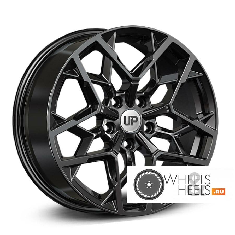 Диск автомобильный литой Wheels UP Up110 17x7.5 5x115 et41 dia70.2 Черный глянцевый