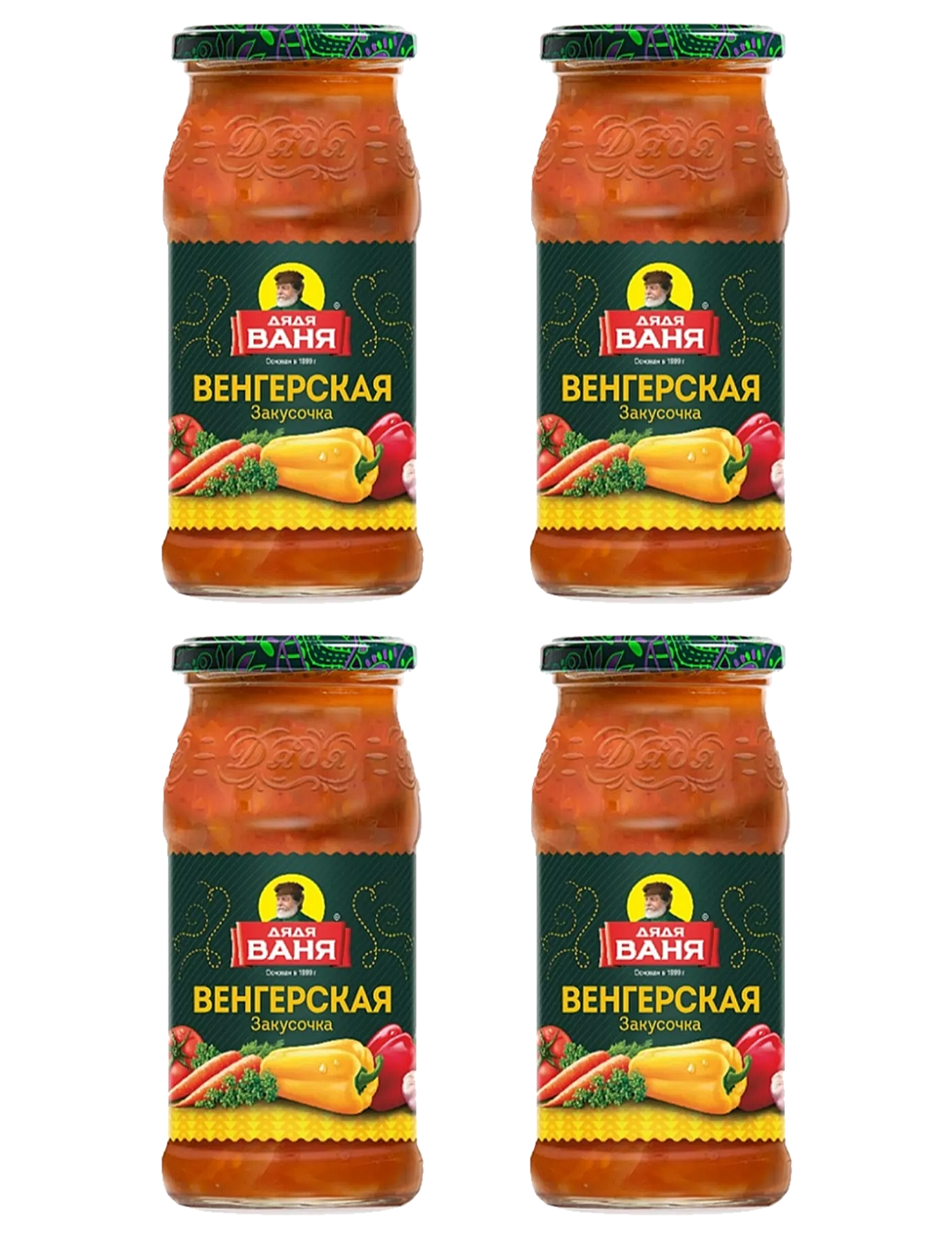 Закусочка Дядя Ваня Венгерская, 460 г 4 шт