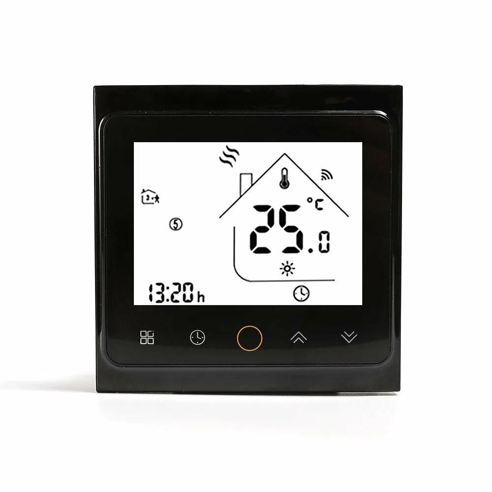 Термостат с сухим контактом с двумя датчиками RS485 и MODBUS, SDITERSMT BHT002-GCLN-220V-Черный, оборудование для дистанционного централизованного управления и мониторинга
