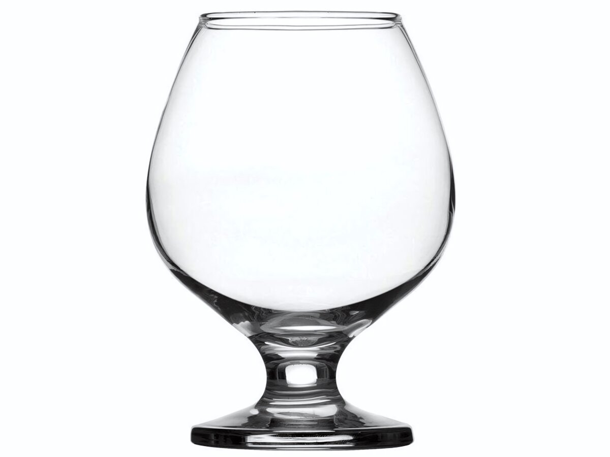 Бокал для коньяка 400мл "Bistro", стекло прозрачное, набор 12 штук