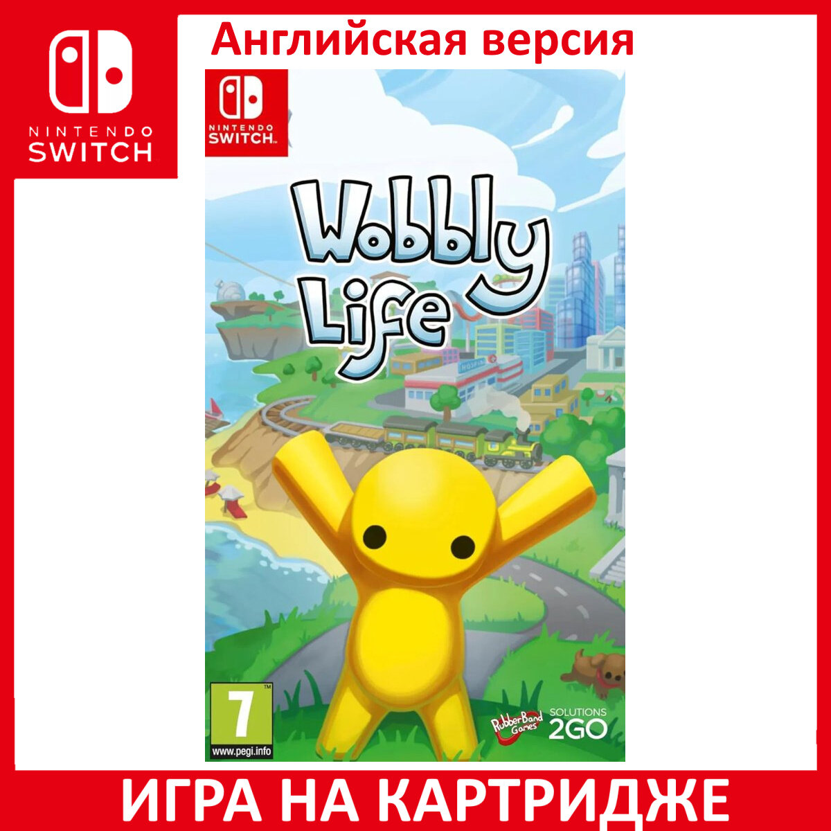Игра Wobbly Life Switch Английский язык Картридж на Nintendo Switch