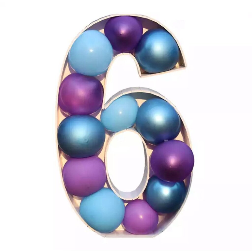 Творческий DIY Латексный Номер Коробка Для Воздушных Шаров Дисплей Стенд Вечерние Украшения Набор Для Дня Рождения Свадебные Украшения Для Вечеринок