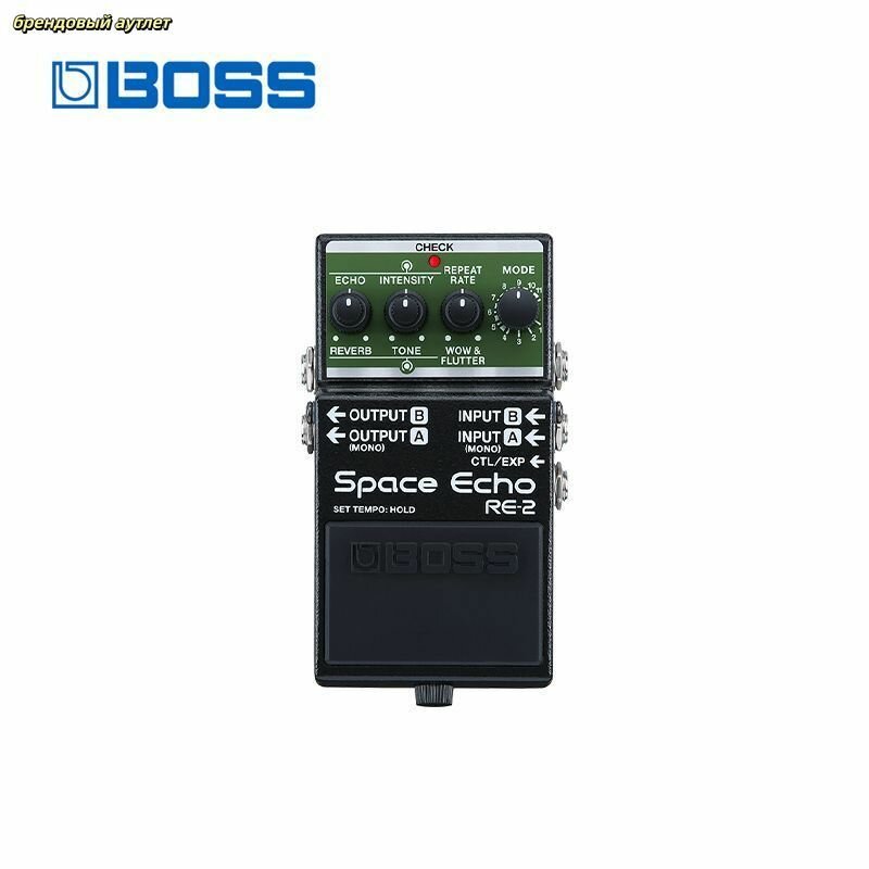 BOSS RE-2 Процессор пространственной задержки эха и реверберации Педаль Аксессуары для гитары