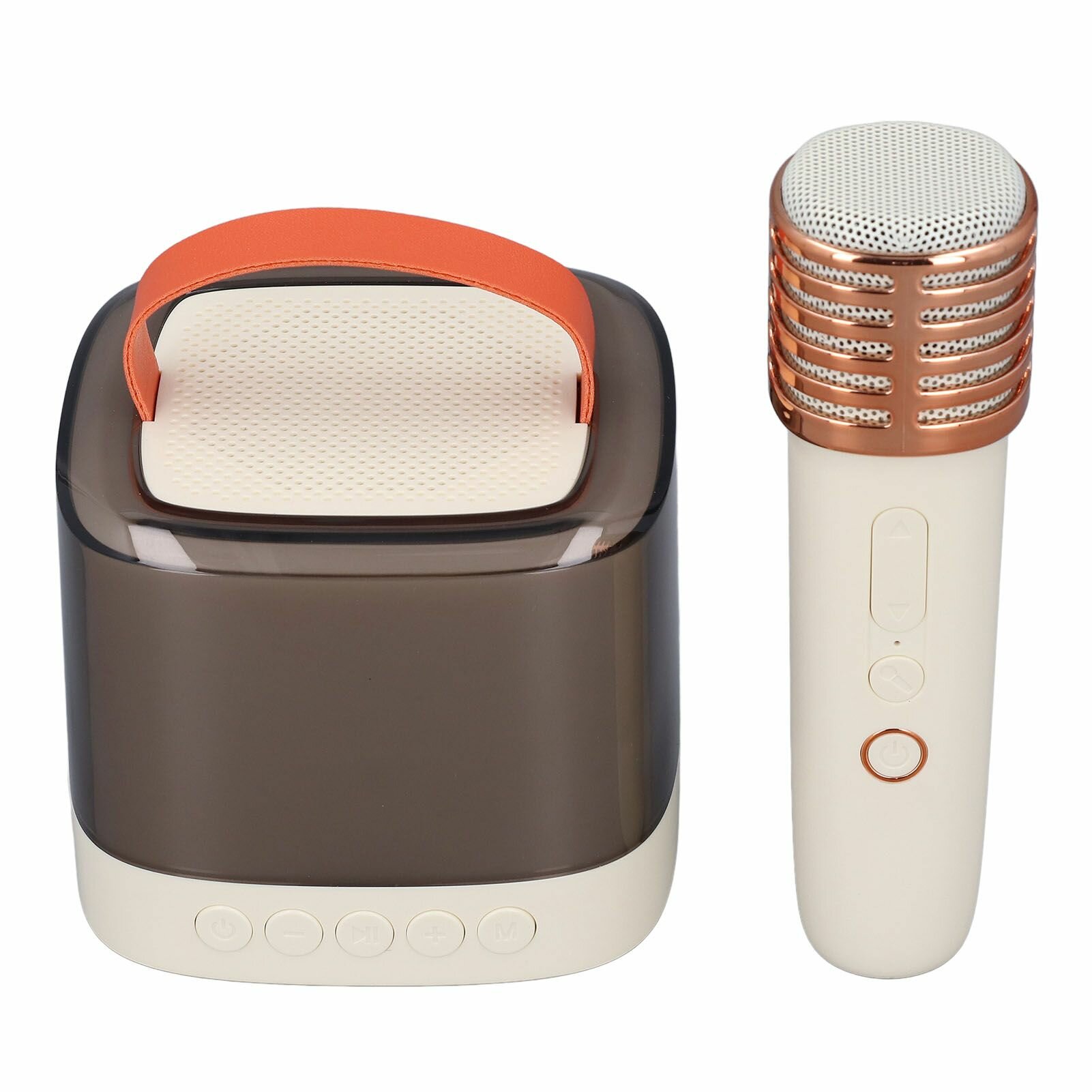 Мини-караоке-машина с длительным сроком службы батареи, беспроводной портативный Bluetooth-динамик с микрофоном для детей и малышей