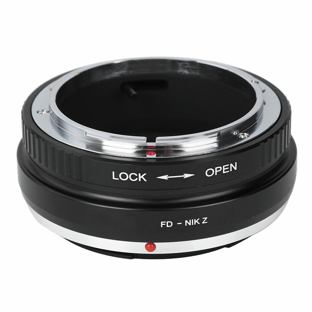 Адаптер для объектива Fikaz FD NIK Z алюминиевый, для объектива Canon FD на камеру Nikon Z, 100% новый