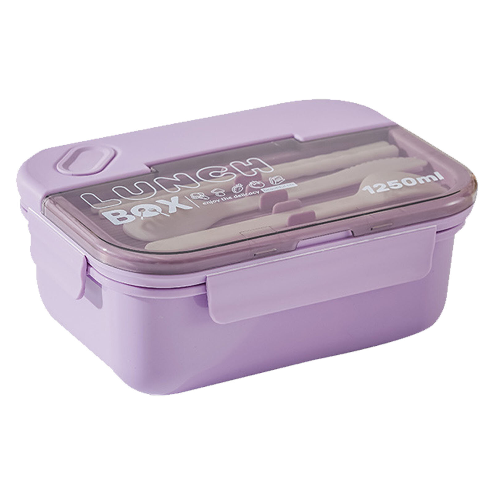 3 область больная коробка 1250 МЛ периовная анти -Утечка PS PP Silicone Microwavable Lunch Lunch Box для офиса
