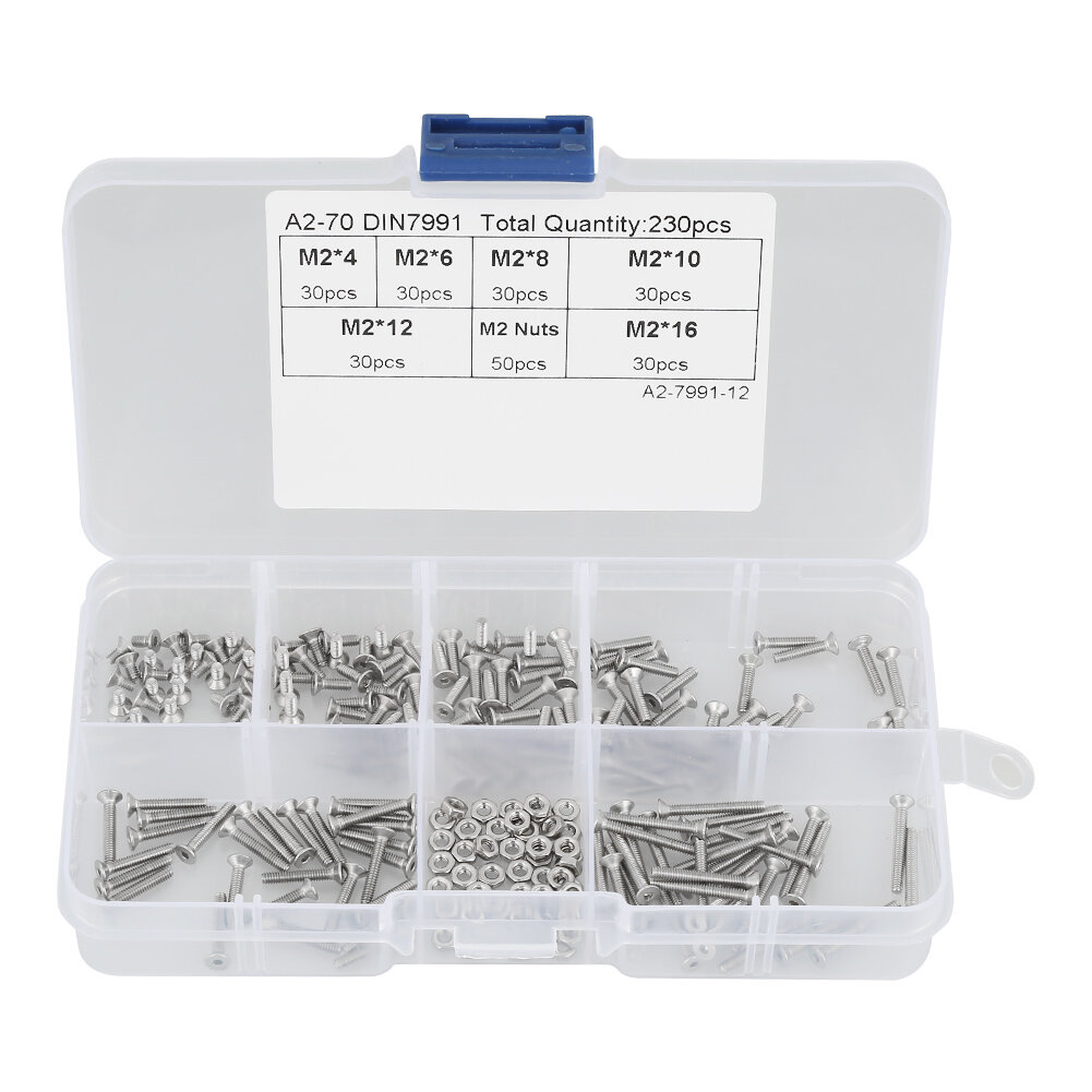 Bolts And Nuts Kit, Screw Bolts, Durable for Energy, Electronics, Electrical Appliances Industrial Construction Fasteners