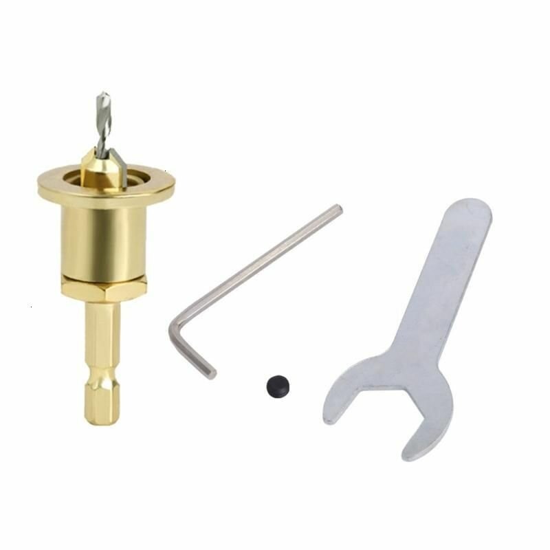 Головка из сплава с регулируемым потайным отверстием шестигранным хвостовиком для крепления к конусу сверла-3.5x10