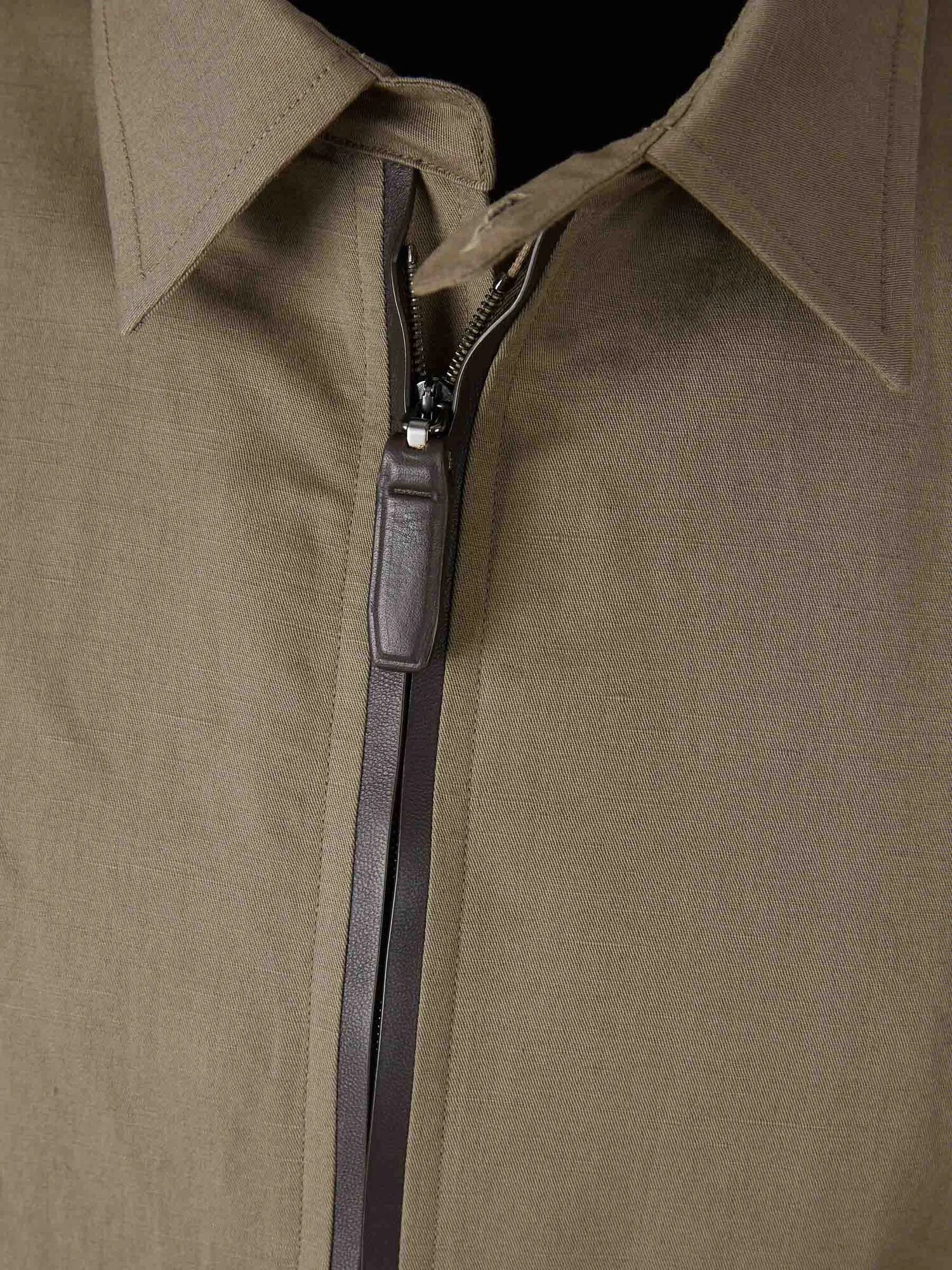 Куртка Brioni Patch-detail zip-up jacket, размер M, green — фото 1