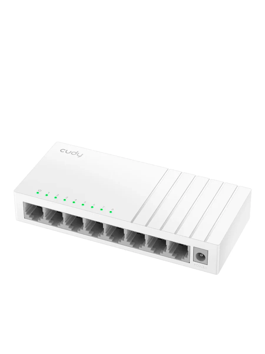Коммутатор Cudy FS108D, 8 портов 100 Мбит/с RJ45, настольный, белый