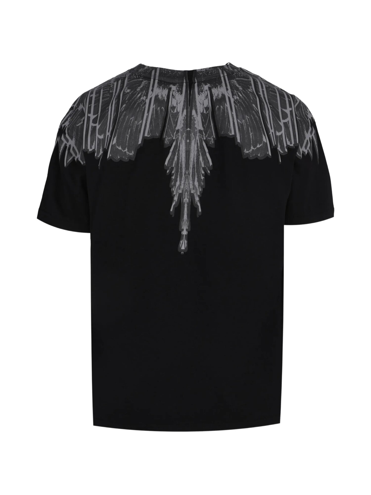 Футболка MARCELO BURLON Wings-print T-shirt, размер 46, черный — фото 1