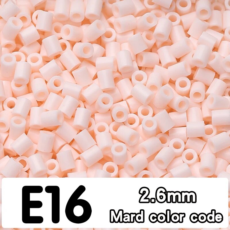 Бусины Perler 2.6 мм E16, цвет 1000Pcs-L146, 1000 шт