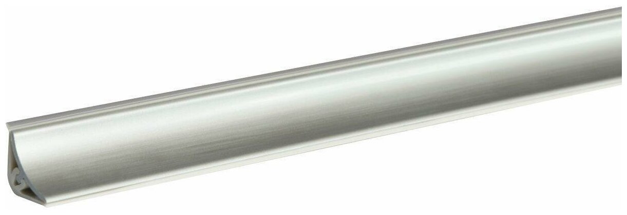 Плинтус для столешницы Korner LB15 mini с кабель-каналом мягкий край 15х15x3000мм ПВХ