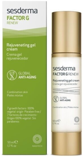 Омолаживающий крем-гель для лица Sesderma FACTOR G RENEW против морщин, 50 мл.