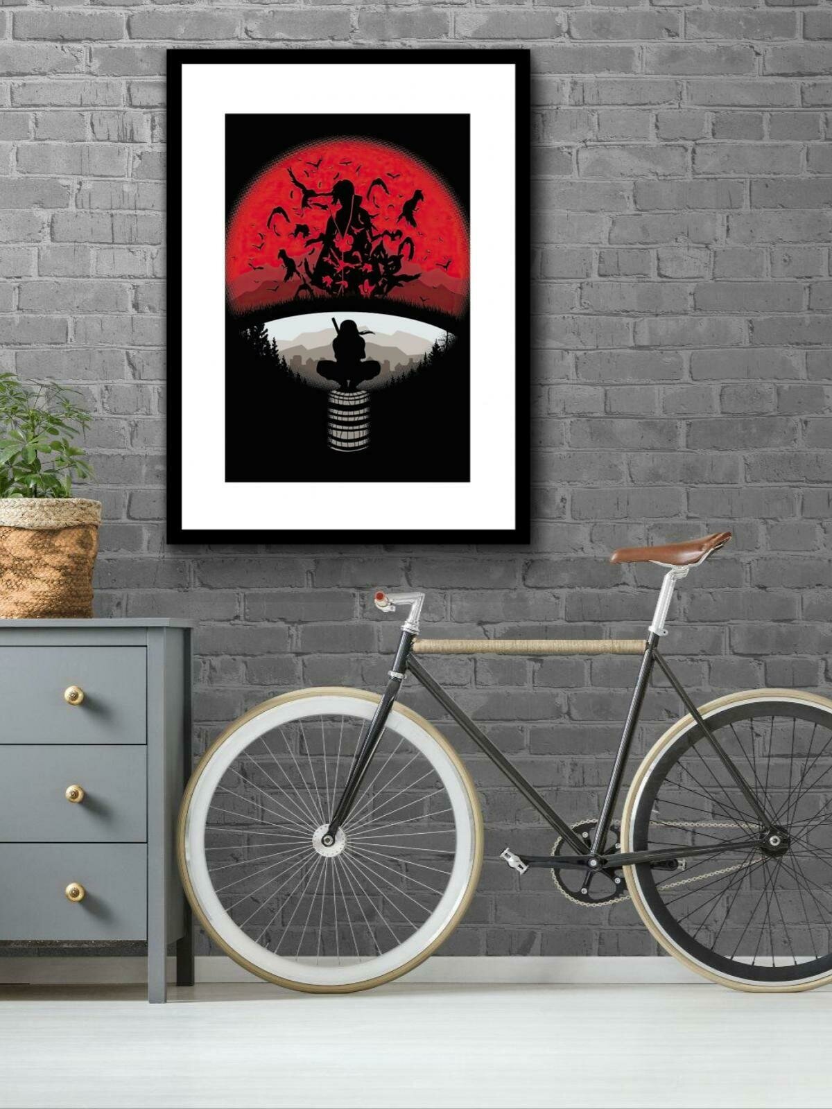 Постер «Наруто. Клан Учиха» - 50х70 см в подарочном тубусе