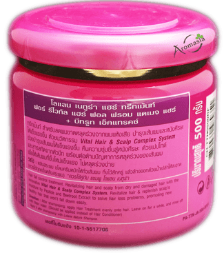 Маска Lolane Natura "Укрепление волос" с экстрактом свеклы и пептидами против выпадения 250 мл.