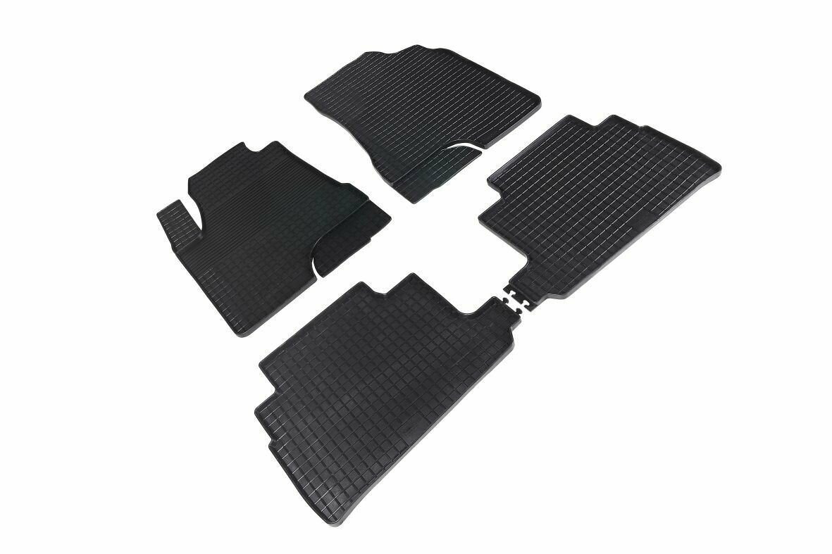 Коврики для салона резиновые Seintex рисунок "Сетка " для LEXUS RX II (2003-2009)