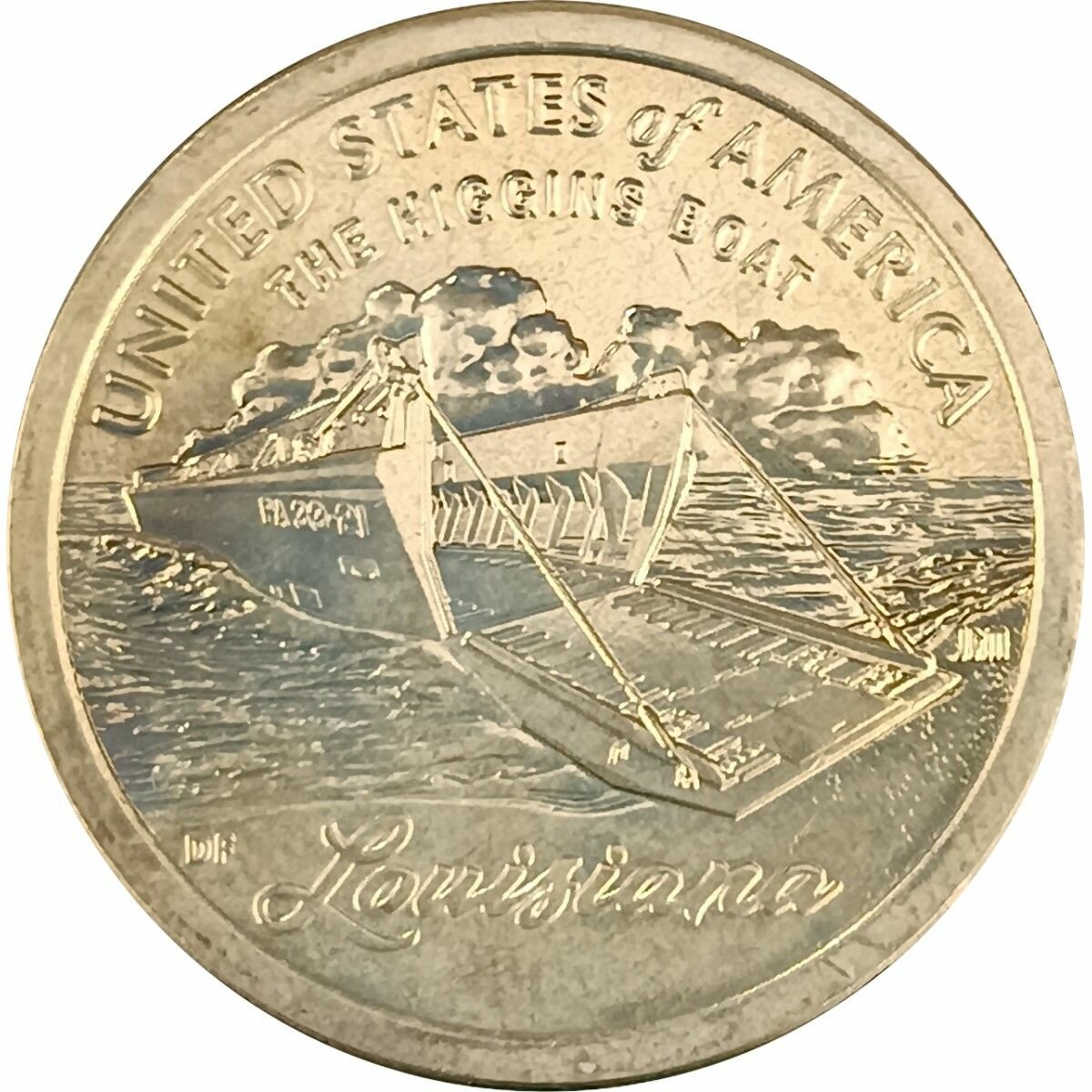 1 доллар 2023 США D Десантный катер UNC