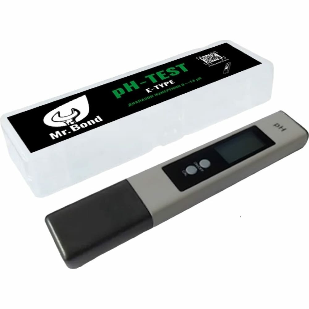 Электронный рН метр Mr.Bond PH-TEST E-Type MB20000001PHE карманный с высокой точностью и широким диапазоном