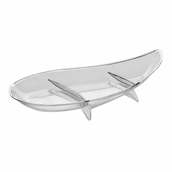 Форма пластиковая для комплимента "Запятая" 30мл 120х60х10мм прозрачная уп/50шт