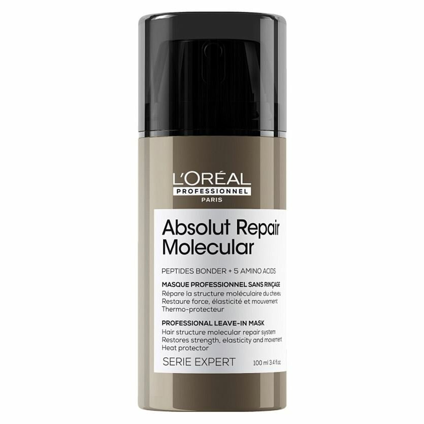 Маска L'Oreal Professionnel Absolut Repair Molecular Несмываемая для молекулярного восстановления волос, 50 мл